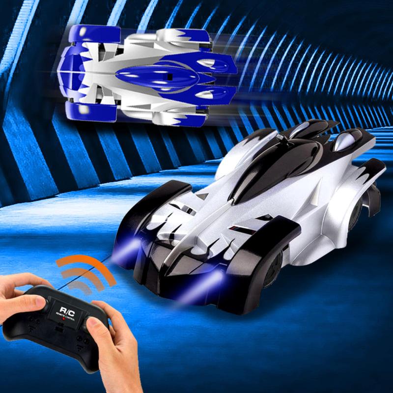 RC Remote Control Stunt Car, Rechargeable Wall Climbing Car Toy with ...