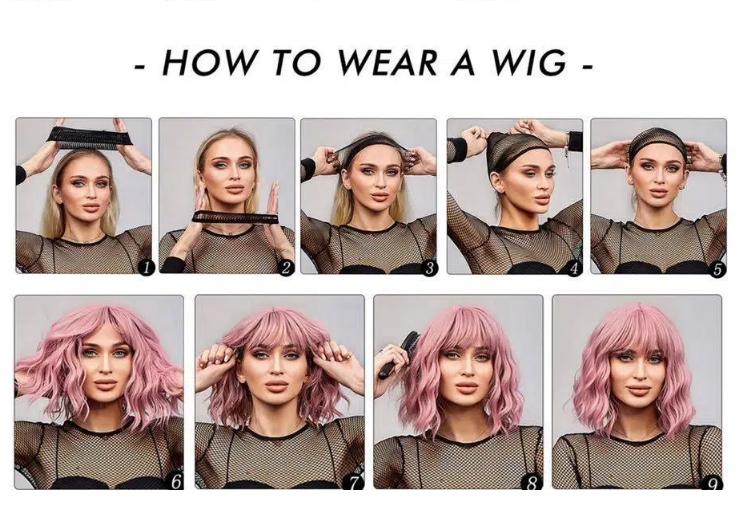 Curly hair headband wig designed specifically for women, 26-inch black ...