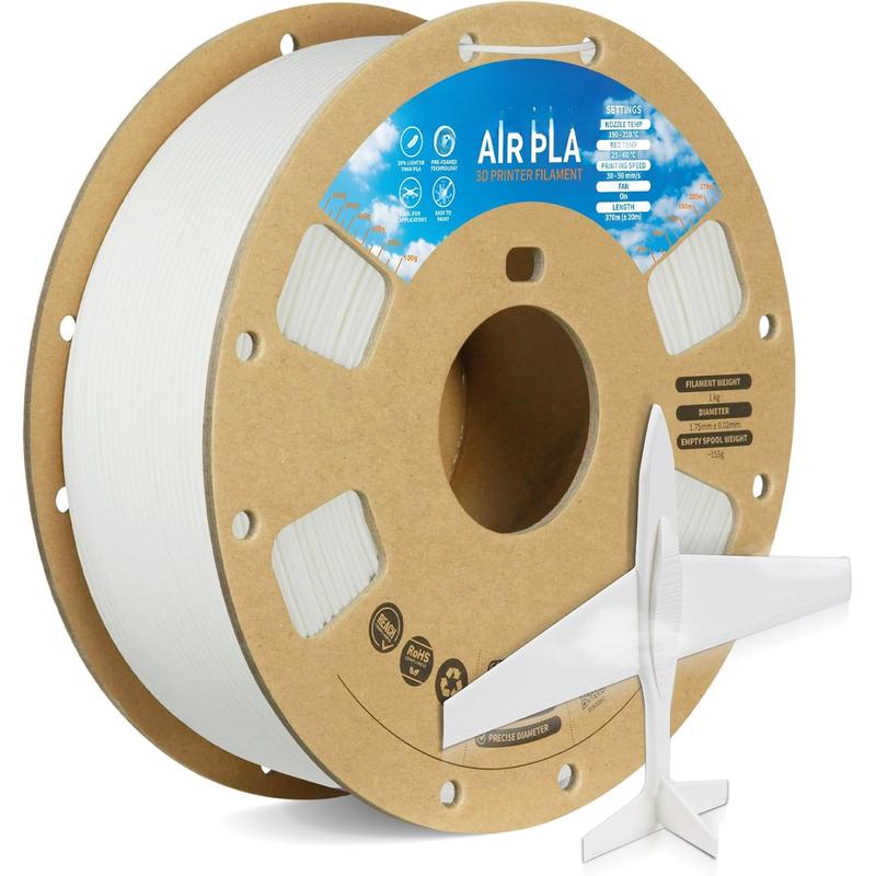 Air PLA Filament, Pre-Foamed PLA Low-Density, Lightweight PLA ...