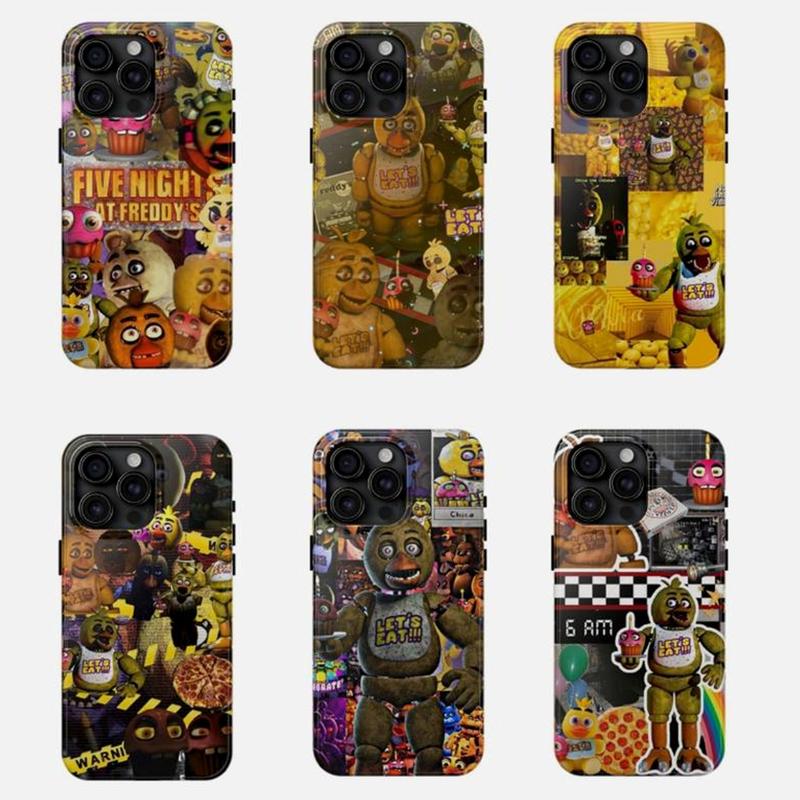 FNaF Chica 2 Phone Case, Scary Freddy Fazbear, Bonnie, Foxy, Puppet ...