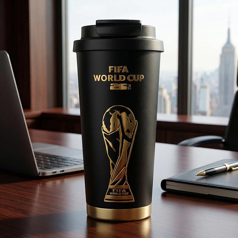 [FIFA World Cup 2026] Officially licensed black-and-goldsoccer-themed ...