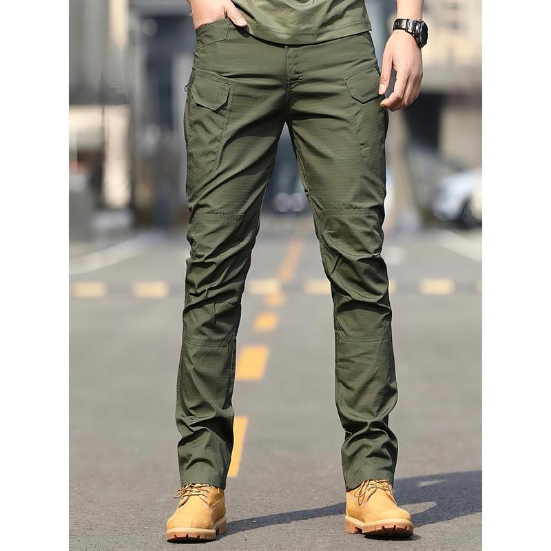 Men's Tactical Cargo Pants Outdoor Hiking Climbing Multi-Pocket Casual ...