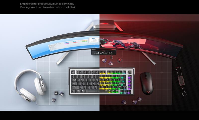 DrunkDeer A75 Ultra HE Magnetic Switch Keyboard,Rapid Trigger,SOCD,DKS ...