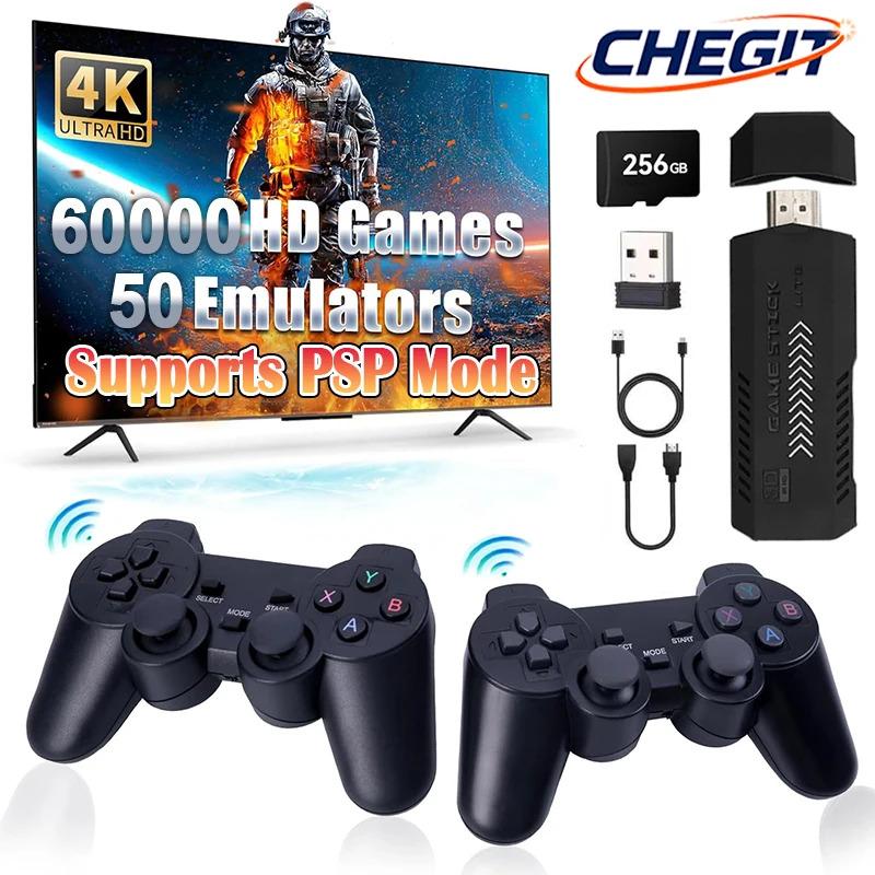 X2 Plus Game Stick 4K HD Retro Gaming Console 256G 60000+ Games with 2 ...