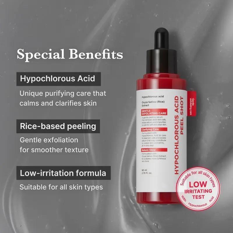 Hypochlorous Acid Rice Peel Shot Duo For Face & Body | Hypochlorous ...