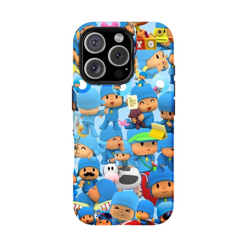 Adorable Pocoyo Phone Case – Kawaii Blue Cartoon Character Cover – Fun ...