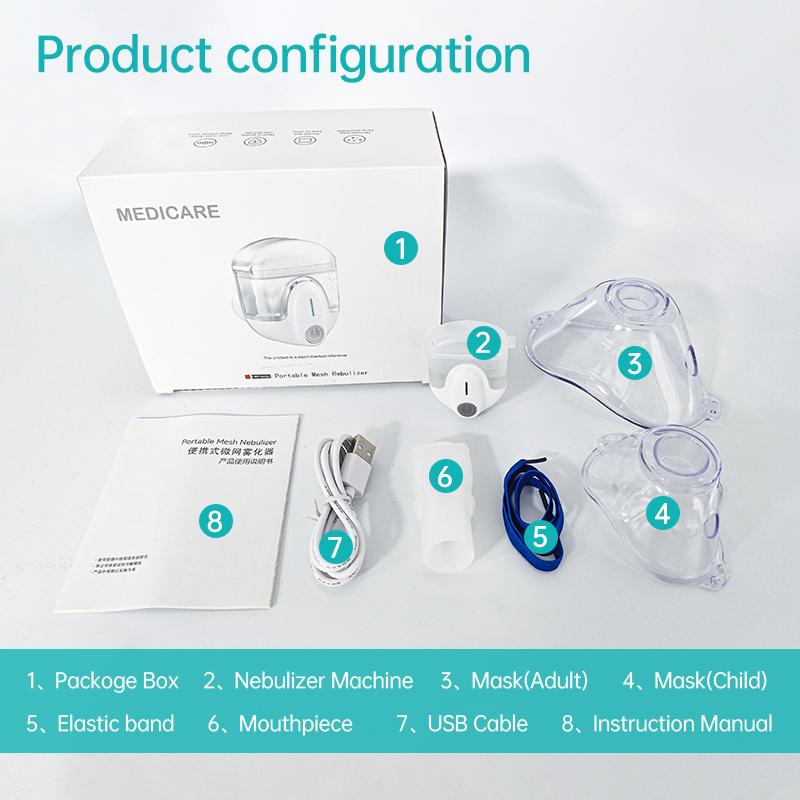 Nebulizer for Kids and Adults Wearable Design Portable Nebulizers with ...