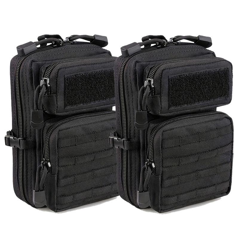 2-Pack Molle Utility Pouch EDC Tool Pouch Phone Pouches Mini Waist ...