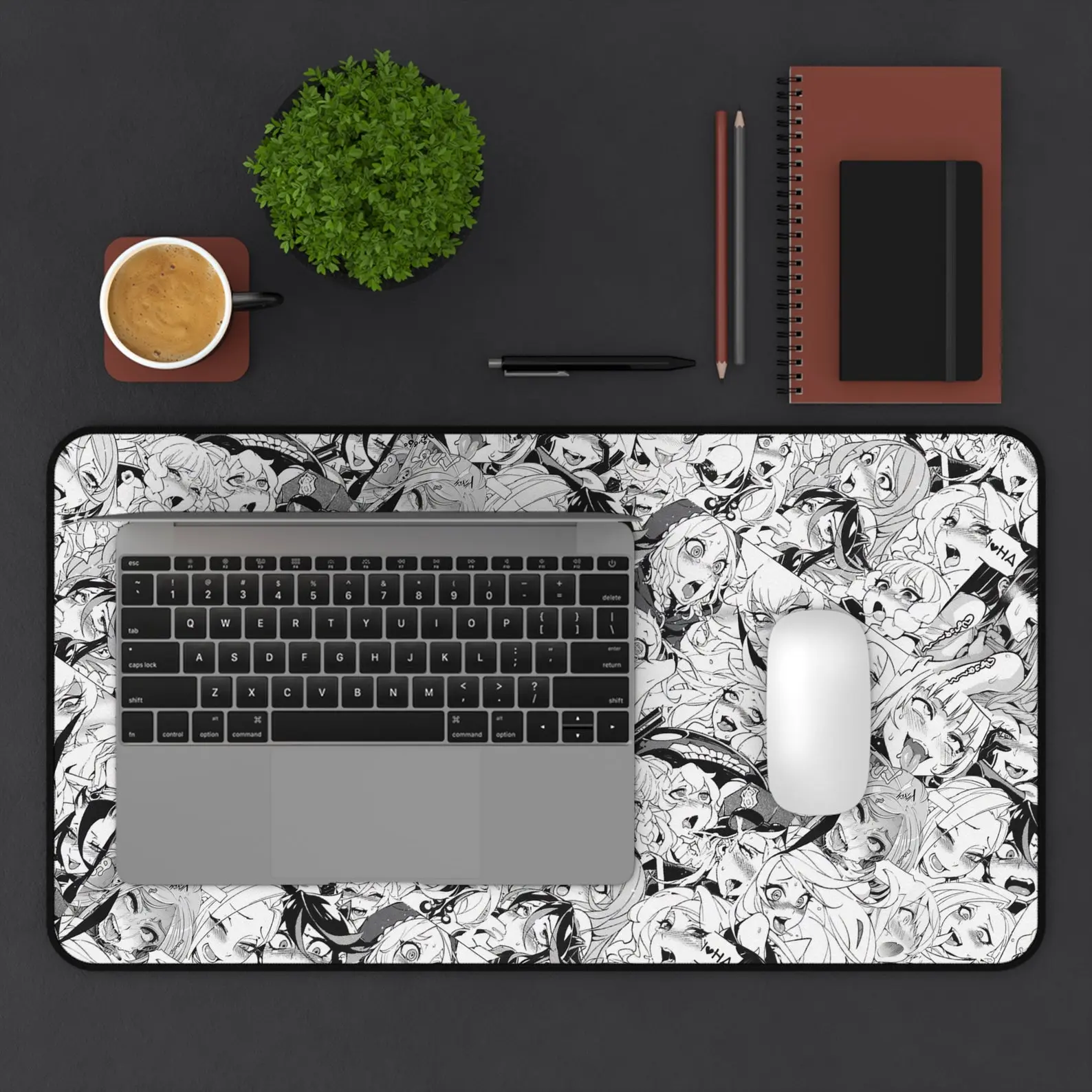 Anime Desk Mat, Ahegao Girls Gaming Mouse Pad, Nhentai Keyboard Pad ...