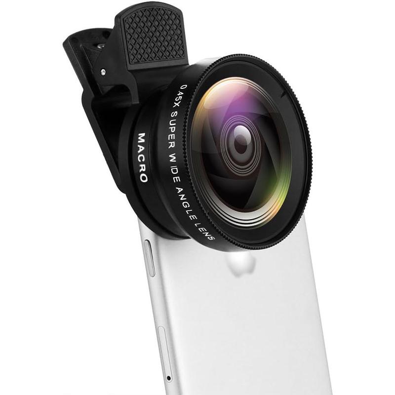 Phone Camera Lens, Professional Attachment Universal Clip on Cell Phone ...
