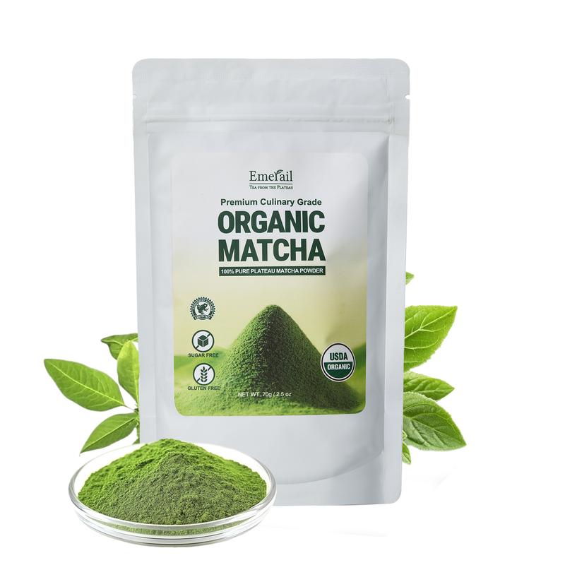 Emerail Organic Matcha Powder, USDA-Certified Pure Matcha Green Tea ...
