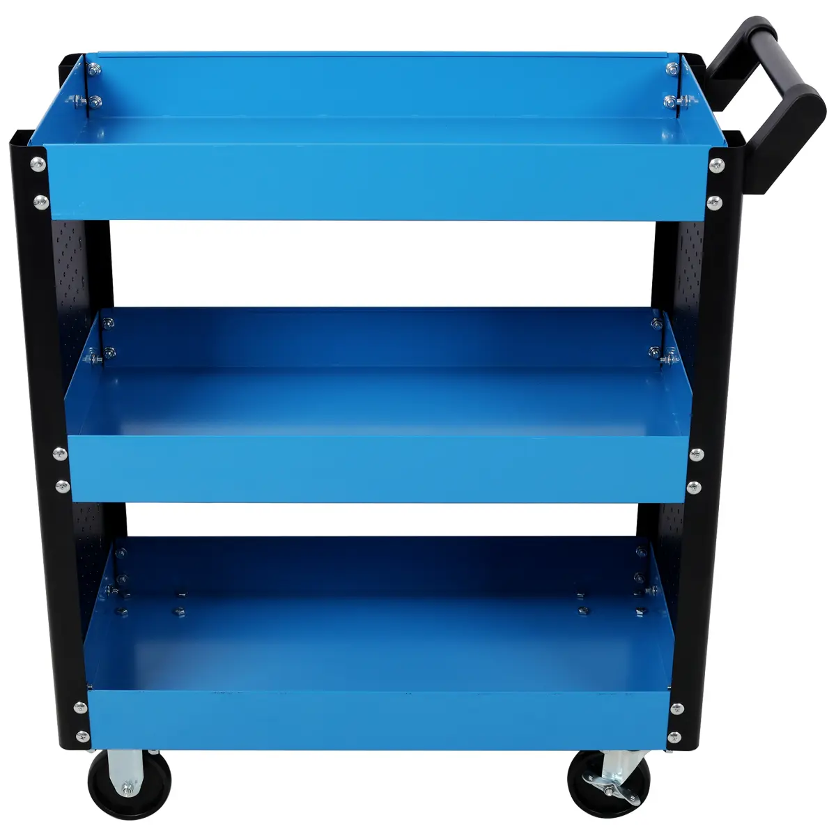 3 Tier Rectangle Rolling Tool Cart Cold Rolled Steel 32.60*15.00*35 ...