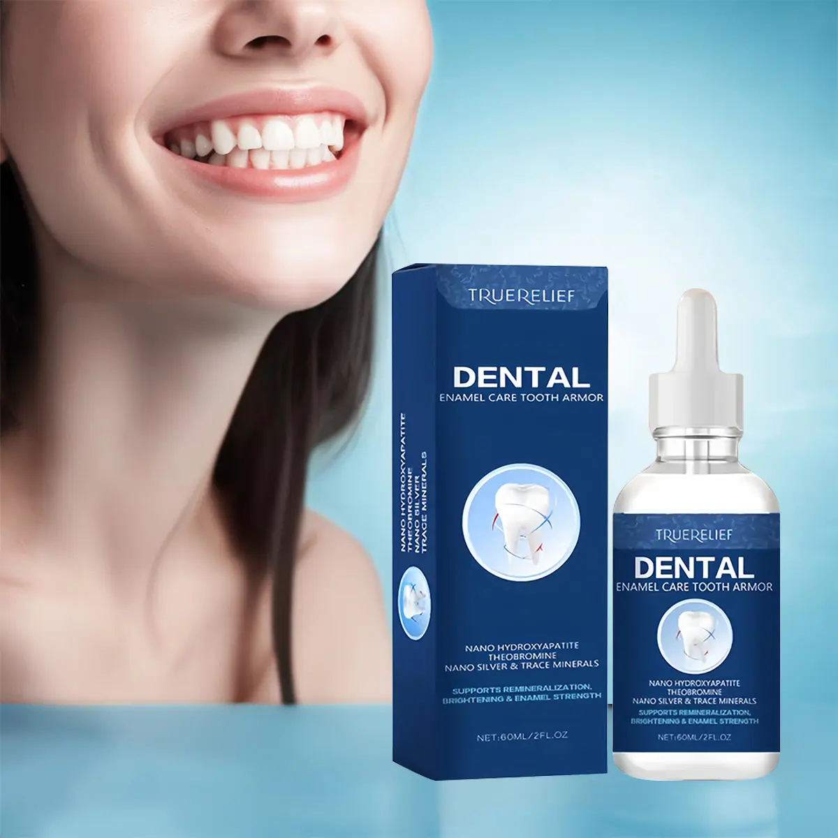 TrueRelief Tooth Armor 3 Pc Liquid Drops, Cavity Healing and Enamel ...