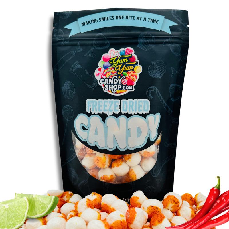 Chamoy Sour Lemon Balls Freeze Dried Candy Chili Lime Flavor Snack ...