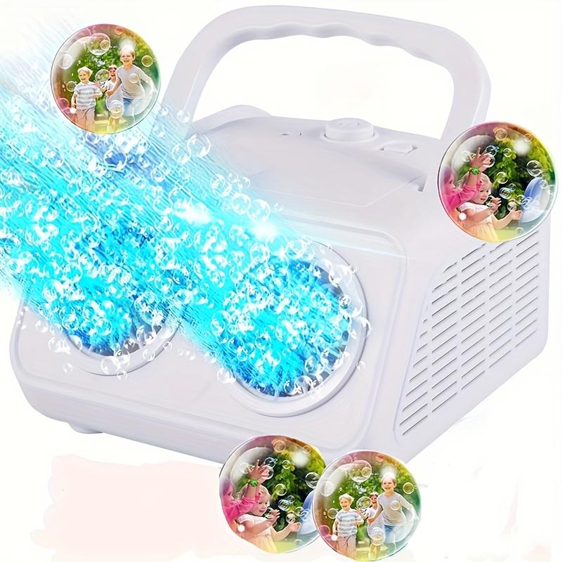 Automatic Bubble Machine 20000+Bubbles/Min with 2 Fans Electric Bubble ...