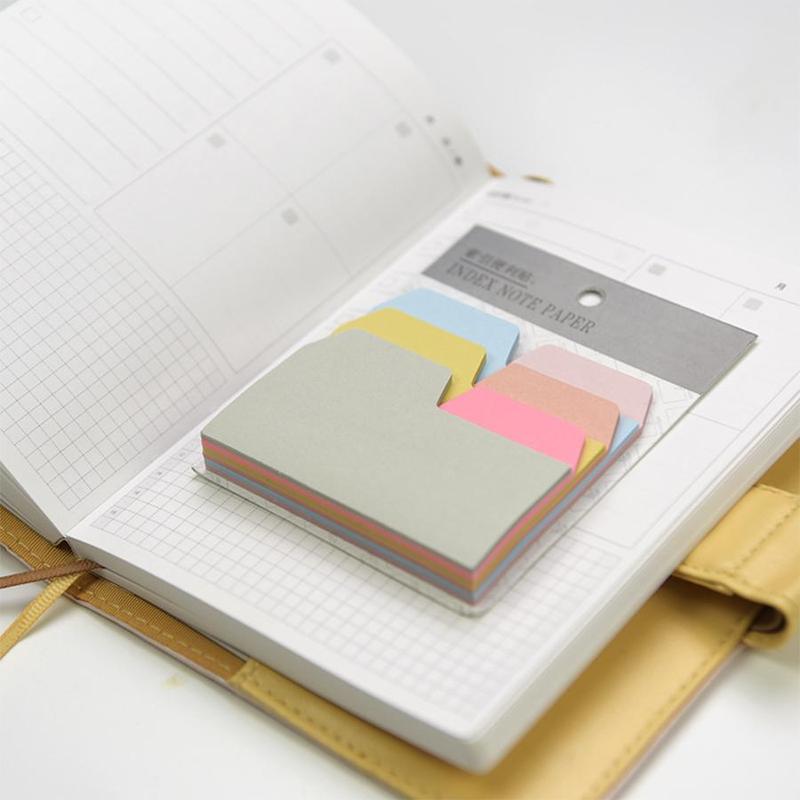 Mixed Color Index Sticky Note, 90 Sheets/ 1 Set Sticky Note, 6 Colors ...