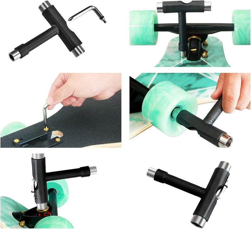 Skate Tool All-in-One, Skateboard Tool Roller Skate Tool T Tool for ...