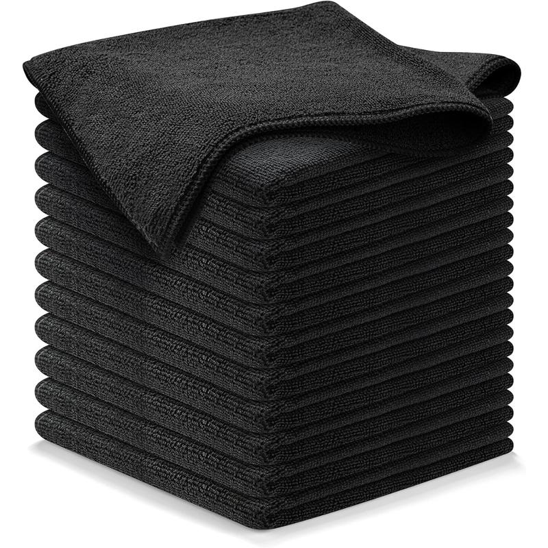 Microfiber Cleaning Cloth -12 Count 12.5x12.5 inch High Performance ...