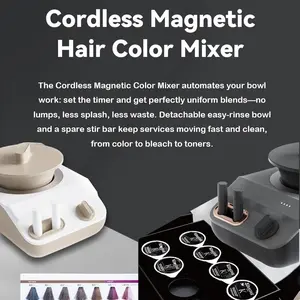 ASIA Cordless Hair Color Mixer, One-Touch Start, Magnetic Stir for ...