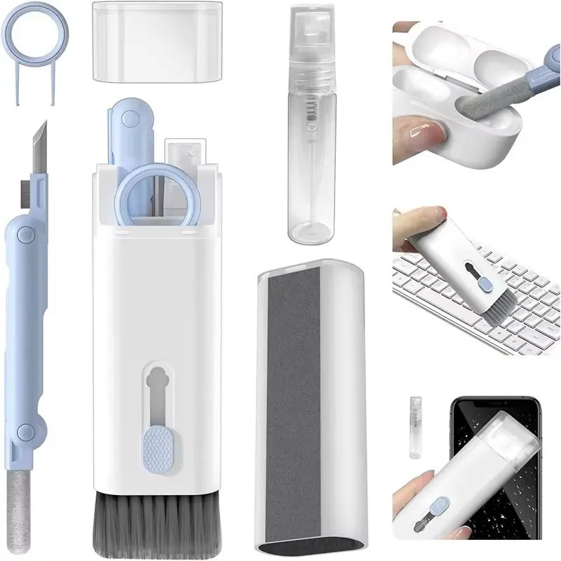 7-in-1 Computer Keyboard Cleaner Kit - Includes Earphone Cleaning Pen ...