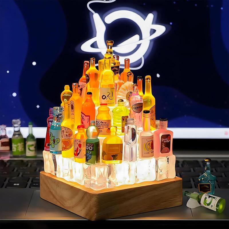 30 Wine Bottles, 30 Ice Cubes-Wine Bottle Lights Perfect for Anyone Who ...