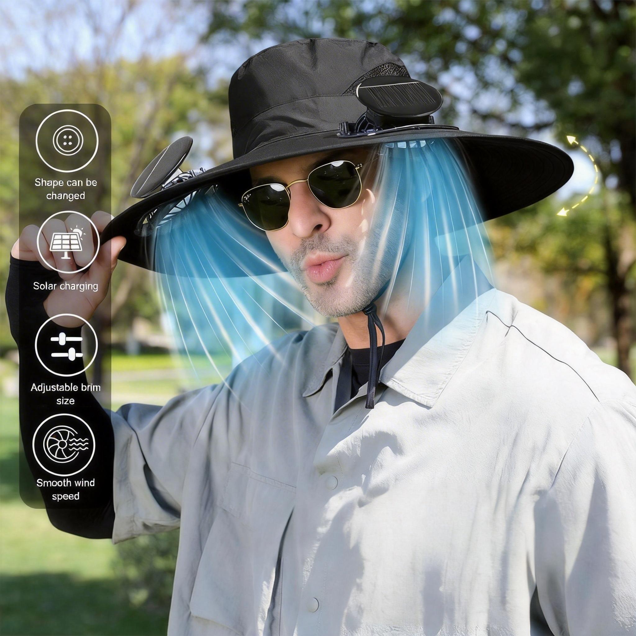 Solar Fan Hat – Ultimate Sun Protection with Built-In Fan! Stay Cool ...
