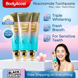 MAX BodyAccel Niacinamide Whitening Teeth Toothpaste -Z - TikTok Shop
