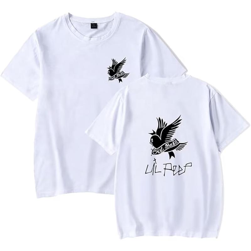 lil Love peep Printed Shirt Portrait Printed T-Shirt Fashion Hip Hop ...