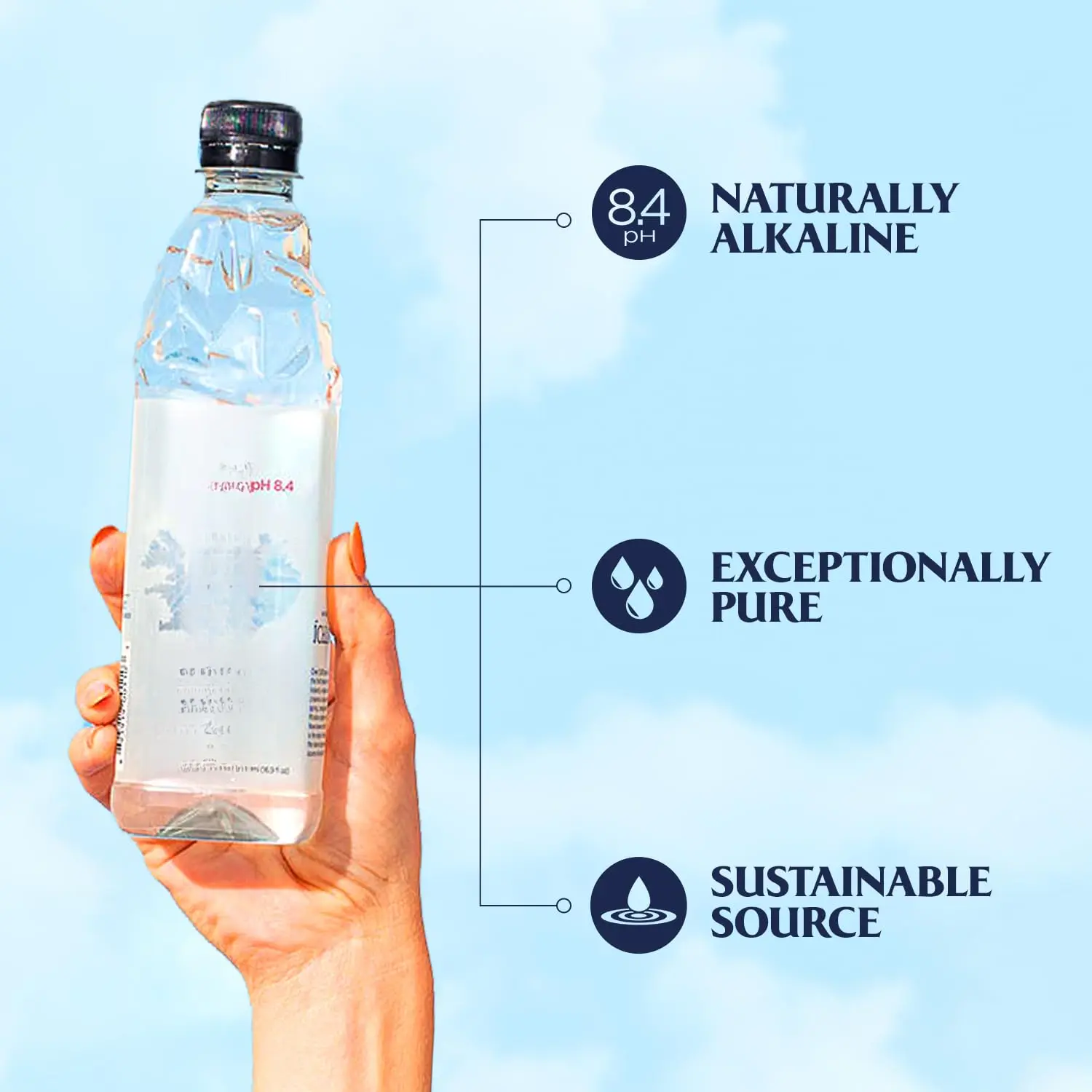 Icelandic Glacial Alkaline Natural Spring Water 50.7 Fl Oz (12 ...