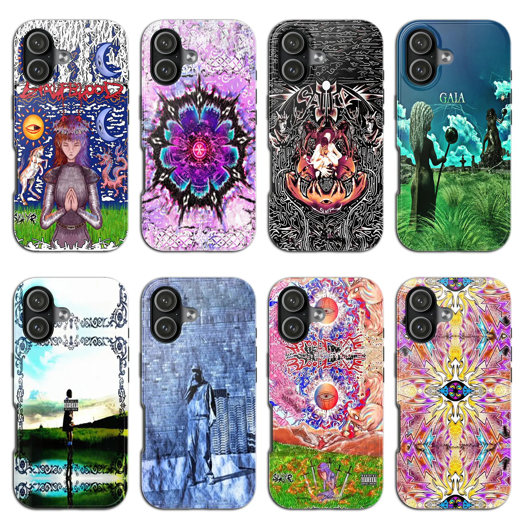 SLAYR Dark Aesthetic Rap Album Phone Case – Sigils of Gaia Underground ...