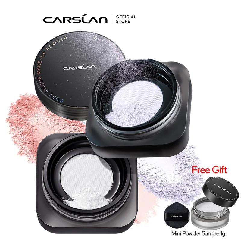 CARSLAN Black Magnetic Translucent Loose Setting Powder Makeup ...