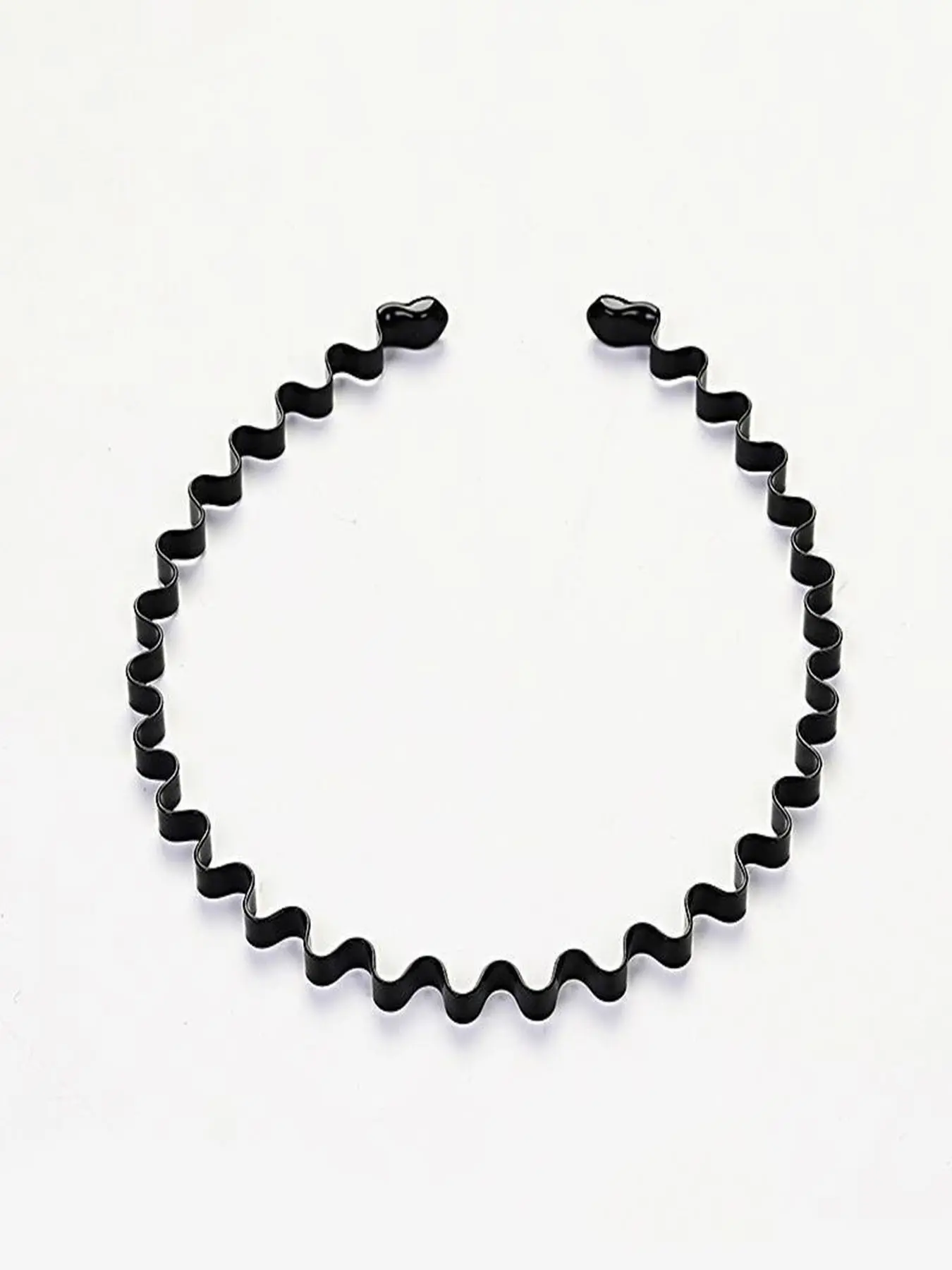 Men's Minimalist Metal Hairband, 7 Styles Available, Casual Wave Design ...