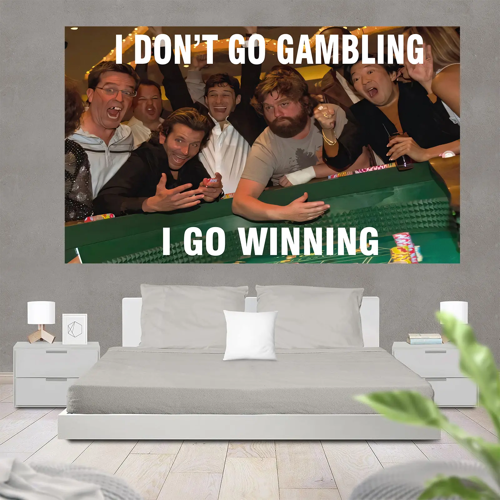 I DON'T GO GAMBLING I GO WINNING Hangover Flag for Room 3x5 Feet ...