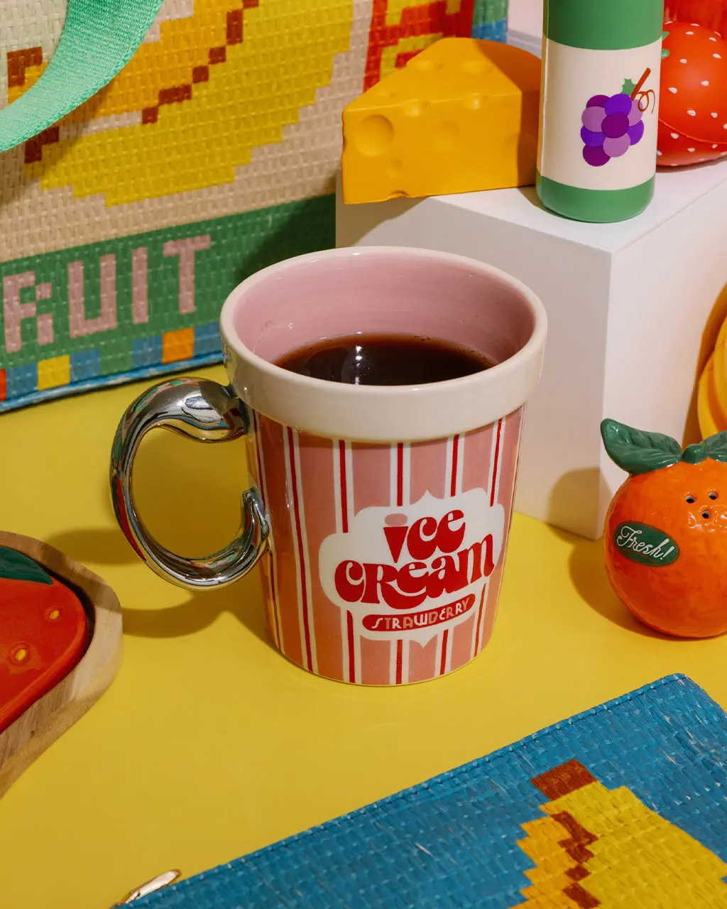 Novelty Ceramic Mug - Ice Cream Carton - TikTok Shop