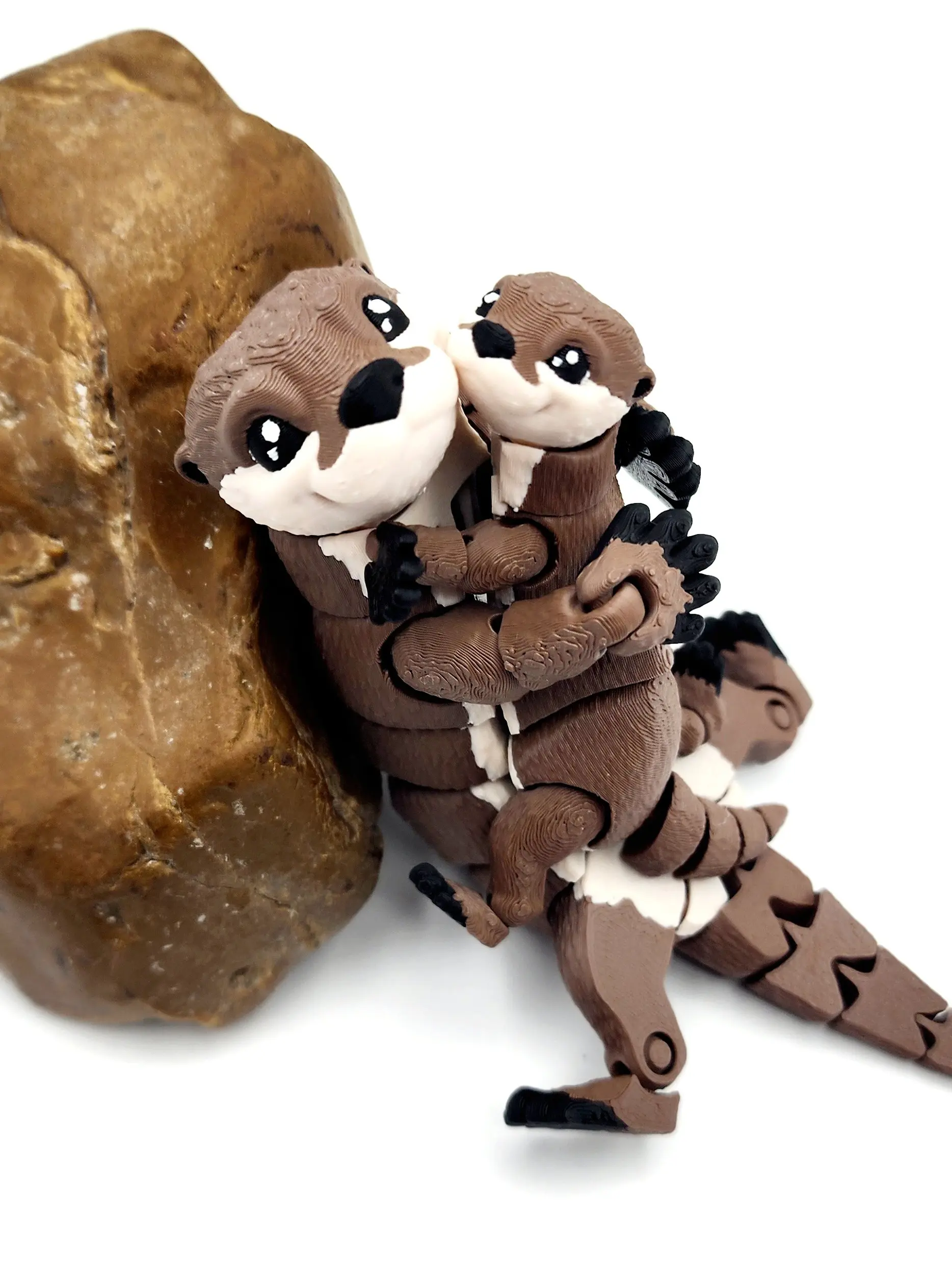 Cuddle Otters - 3D Printed Articulated River Otter Fidget Toy | Stress ...
