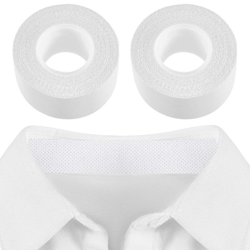 2 Rolls Sweat Pads Collar Protectors for Men Shirts, Disposable White ...
