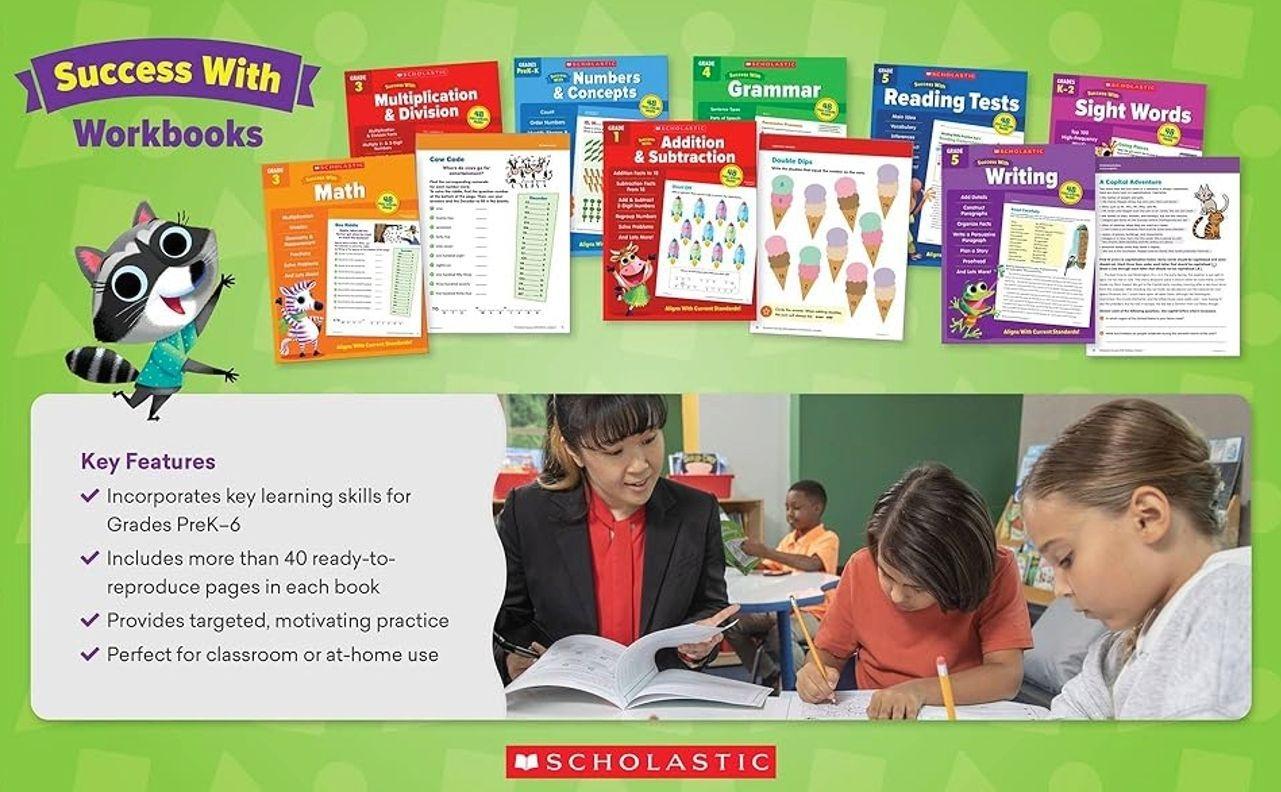 Scholastic Success with Reading Comprehension Grade 2 Workbook ...
