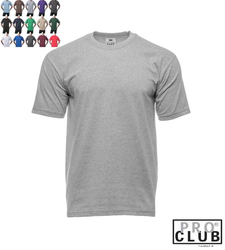 Pro Club shirts Men's Heavyweight Short Sleeve T-Shirt Casua - TikTok Shop