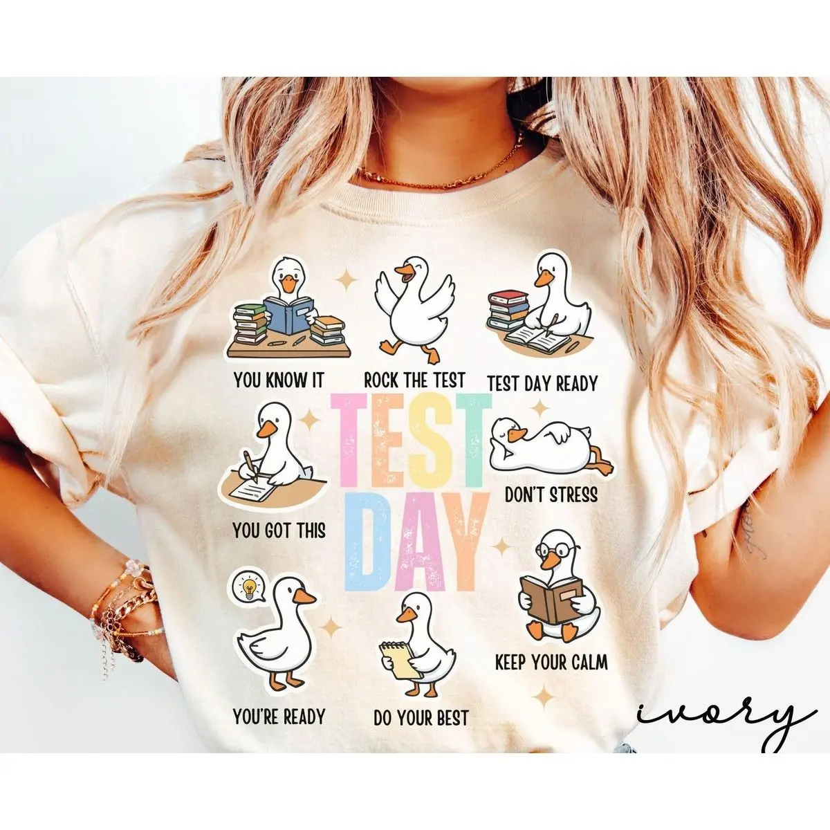 Comfort Colors Test Day You Got This Testing T Shirt, Teacher State ...