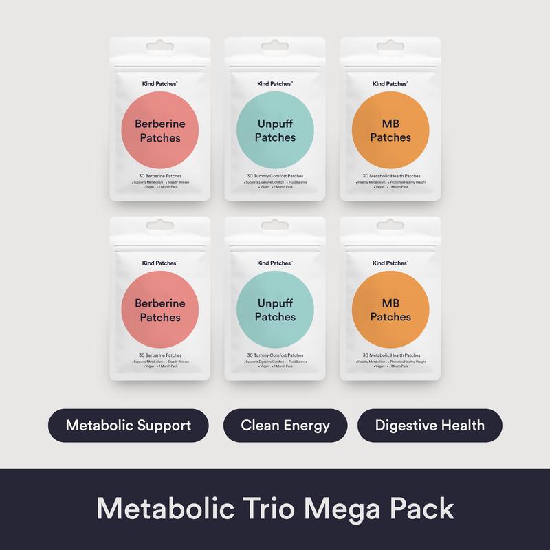 Kind Patches 6-Pack Ultimate Burn Bundle, Clean Energy, Balanced Gut ...