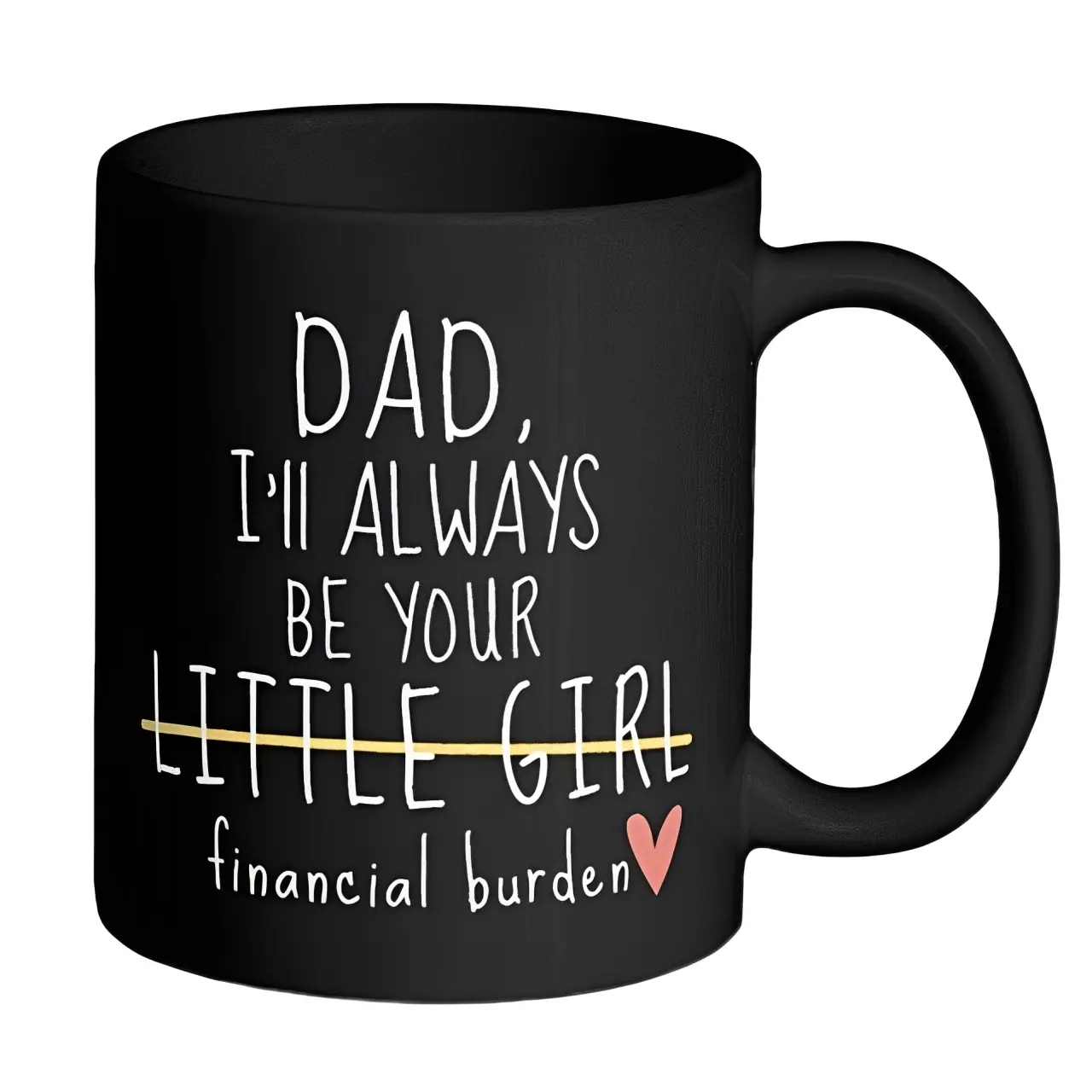 Dad I'll Always Be Your Little Girl Financial Burden, Fathers Day Gift ...