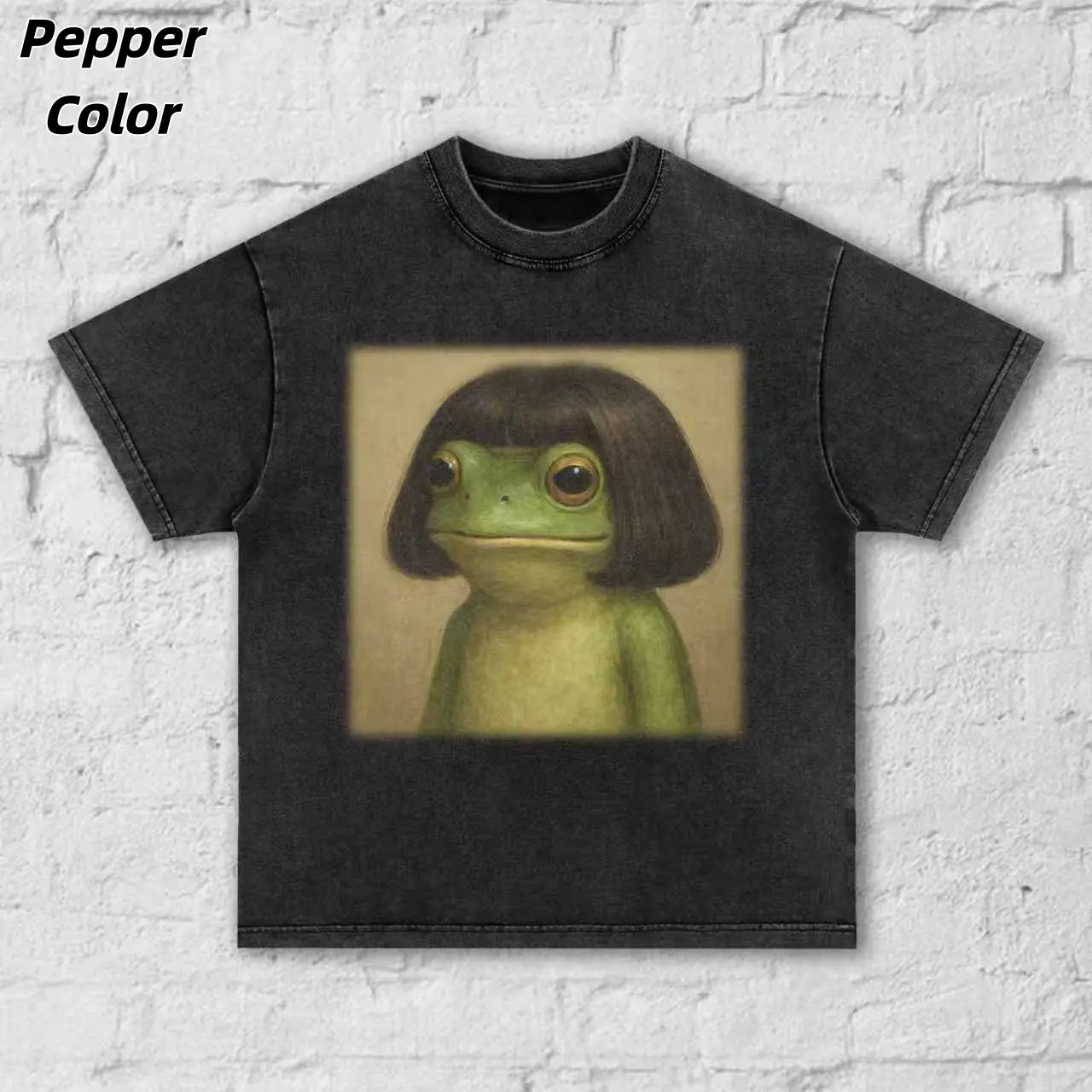 Funny Frog T-Shirt, Retro Funny Vintage Graphic Tee, Unisex Meme Cringe ...