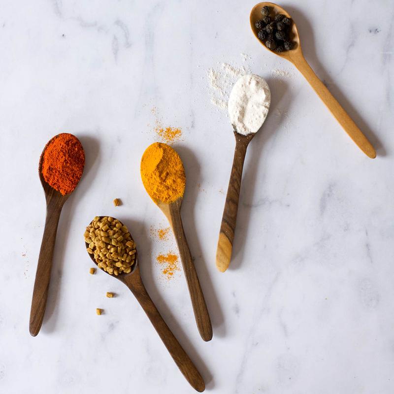 Wooden Spice Spoon - Hand-Carved in USA - Set of 4 - TikTok Shop