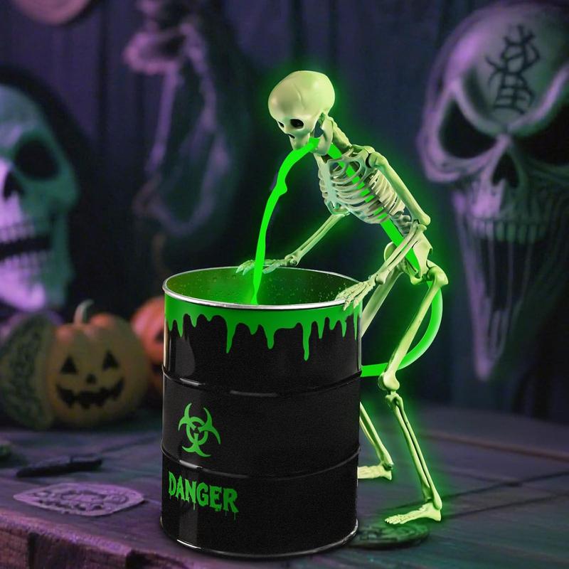 Halloween Fall Gift Halloween Decorations Indoor, Puking Skeleton with ...