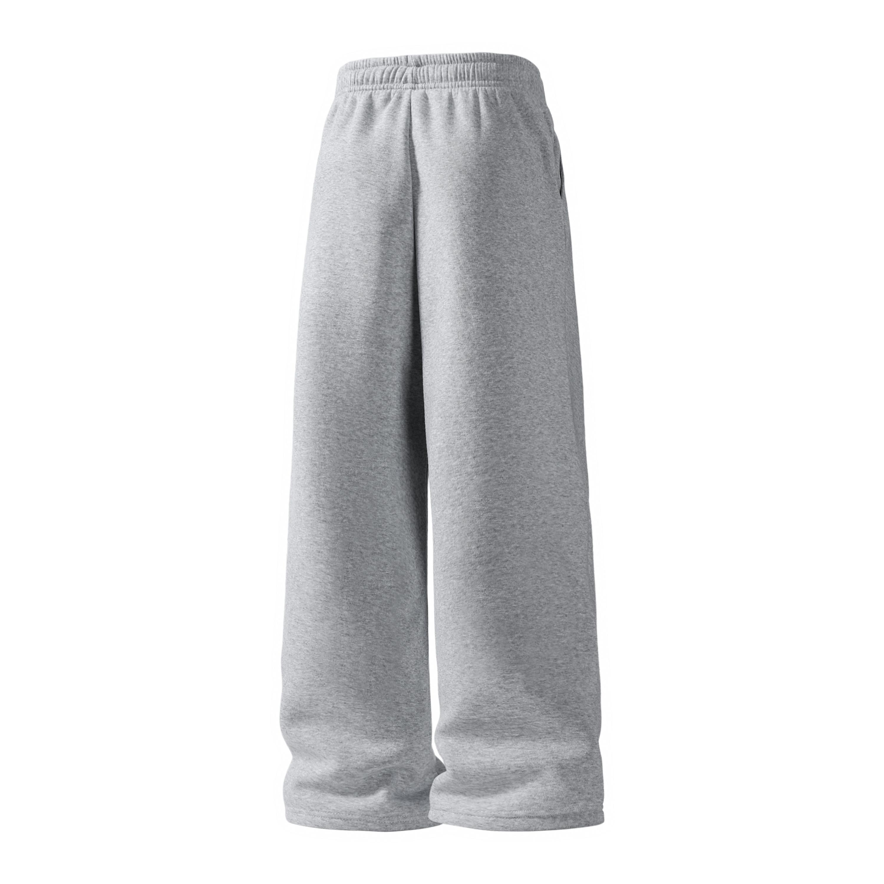Value Pack of 2 Men’s Wide-Leg Joggers, Drawstring Waist Casual Pants ...