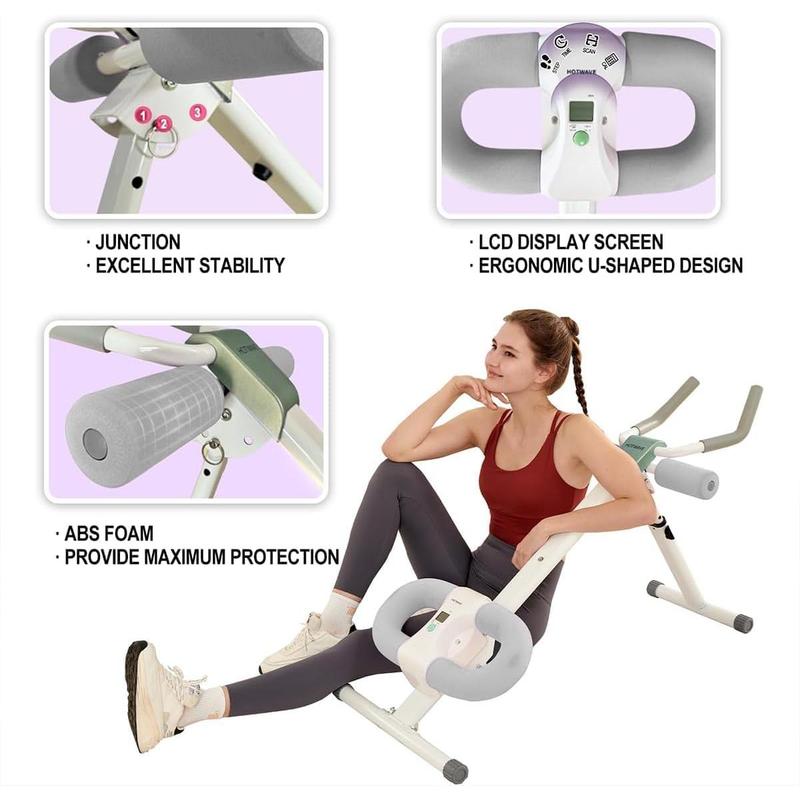 Ab Workout Equipment Trainer, Adjustable Ab Machine at Home Gym ...