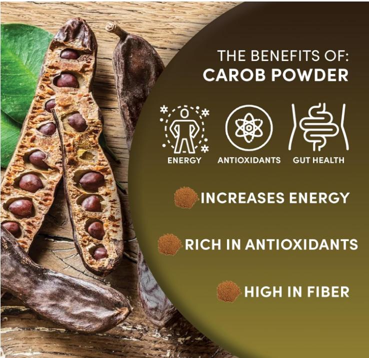 Worldwide Botanicals Organic Carob Powder, Medium Roast – 1 lb ...