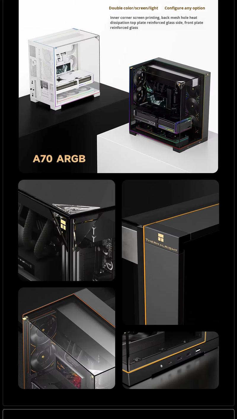 rx75 pro New Arrival Thermalright A70 ARGB rtx 4070 super Full Tower ...