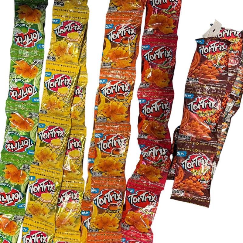 TORTRIX MIX TIRAS OF 12 (17 GR C/U) BBQ LEMON SPICY AND MORE CHILTEPE ...