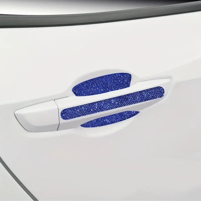 2pcs Rhinestone Decor Car Door Handle Sticker, Bling Car Door Handle ...